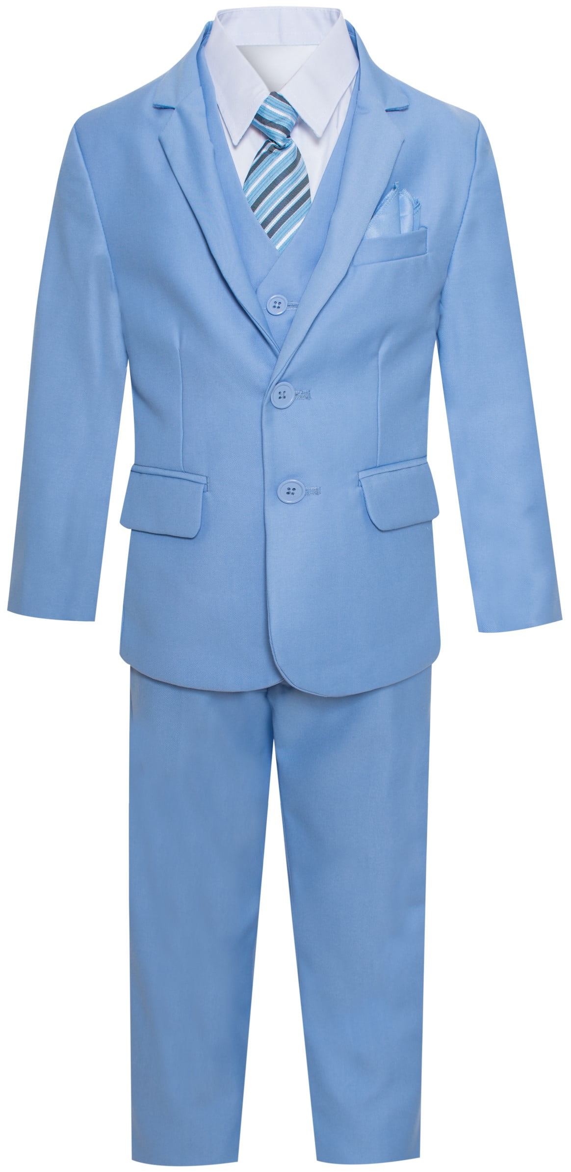 MAGEN KIDS BOYS FORMAL SUIT 7 PCS SKY BLUE - Walmart.com