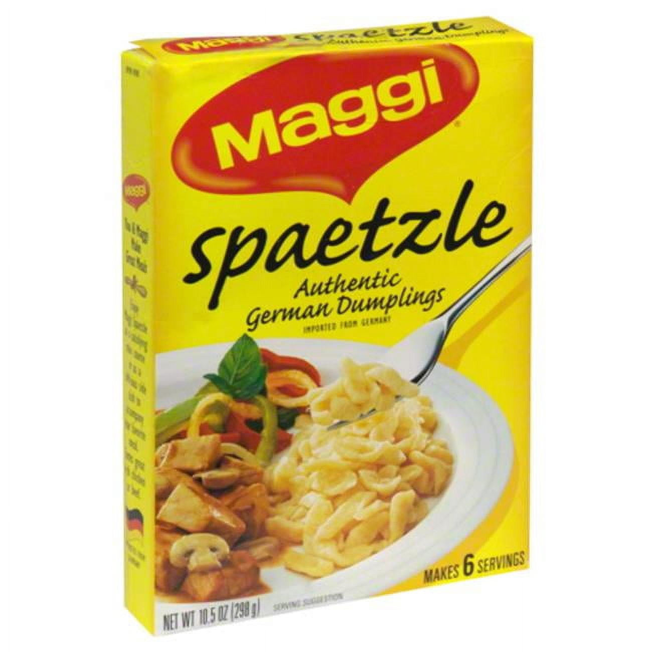 Maggi Authentic German Spaetzle Dumplings Mix, 10.5 oz - Pack of 10 ...