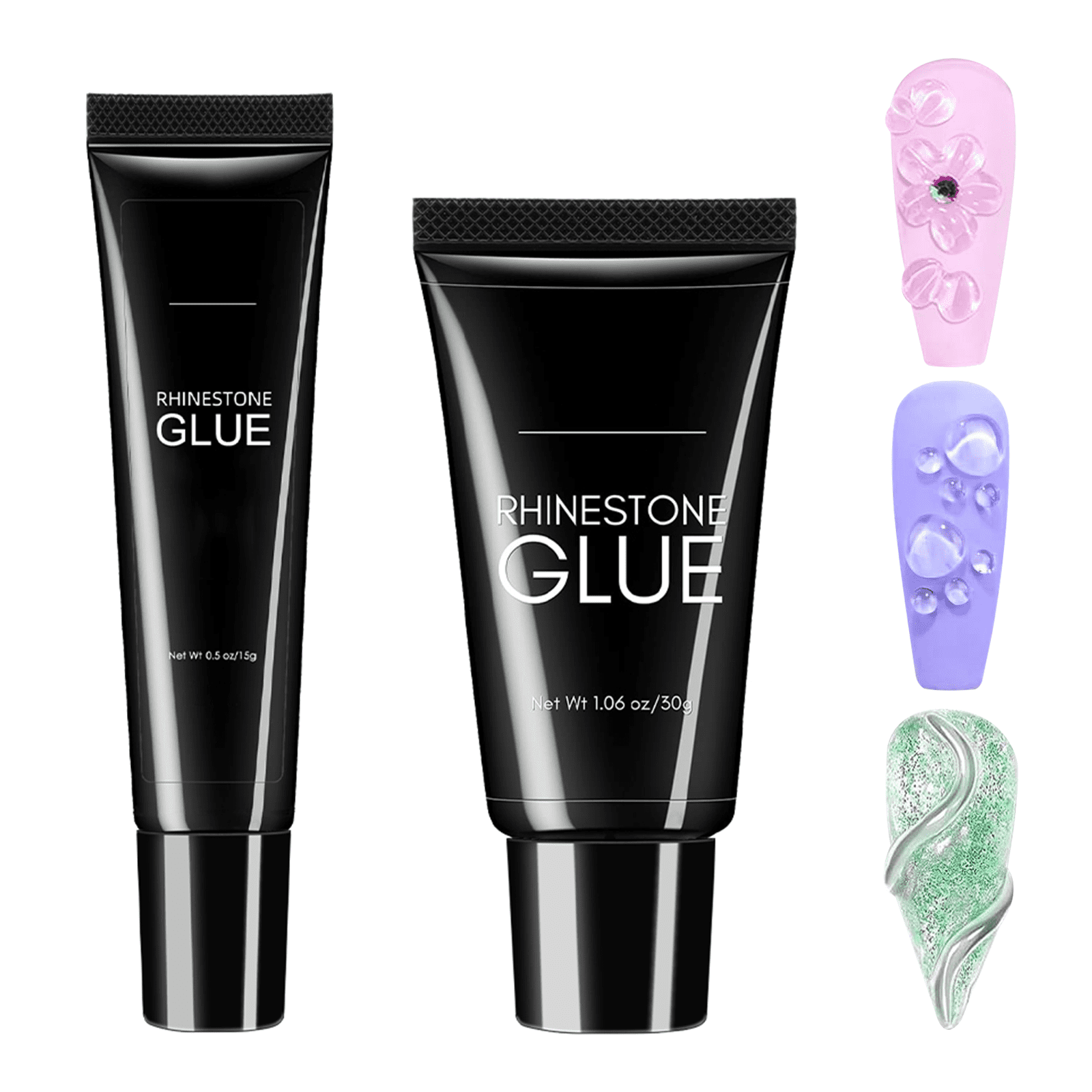 MAGIC ARMOR Nail Rhinestone Glue: Super Strong Gel Nail Glue for ...