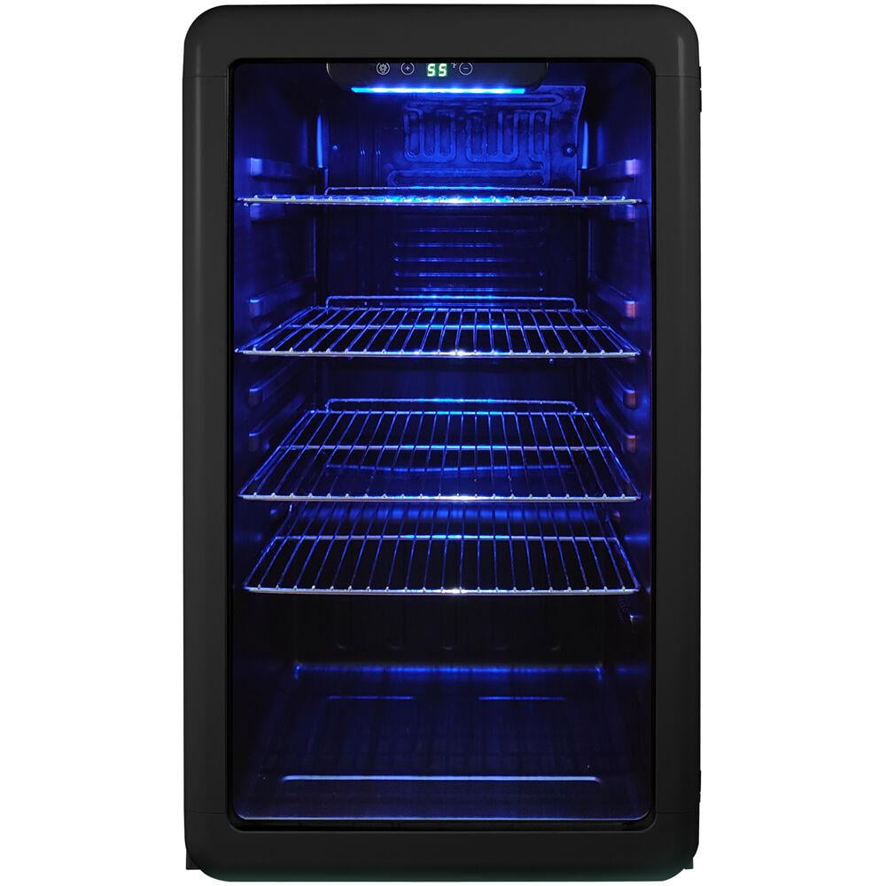 Magic Chef Retro Beverage Cooler, 3.4-Cu. Ft. Capacity, Black, Energy ...