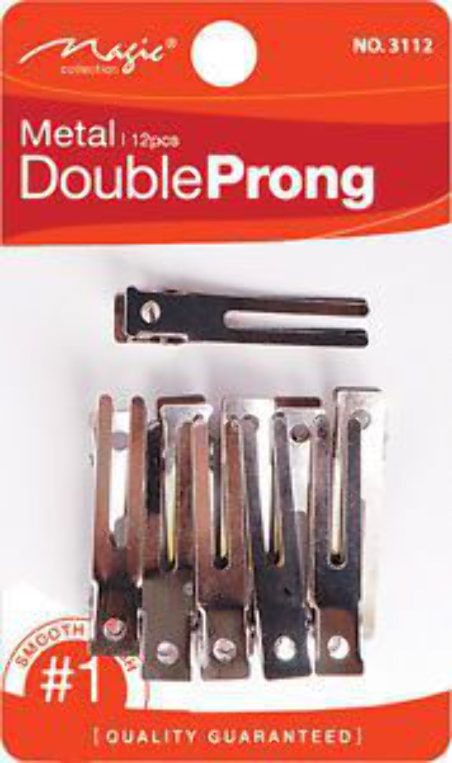 MAGIC COLLECTION - 12PCS DOUBLE PRONG CLIP - Walmart.com