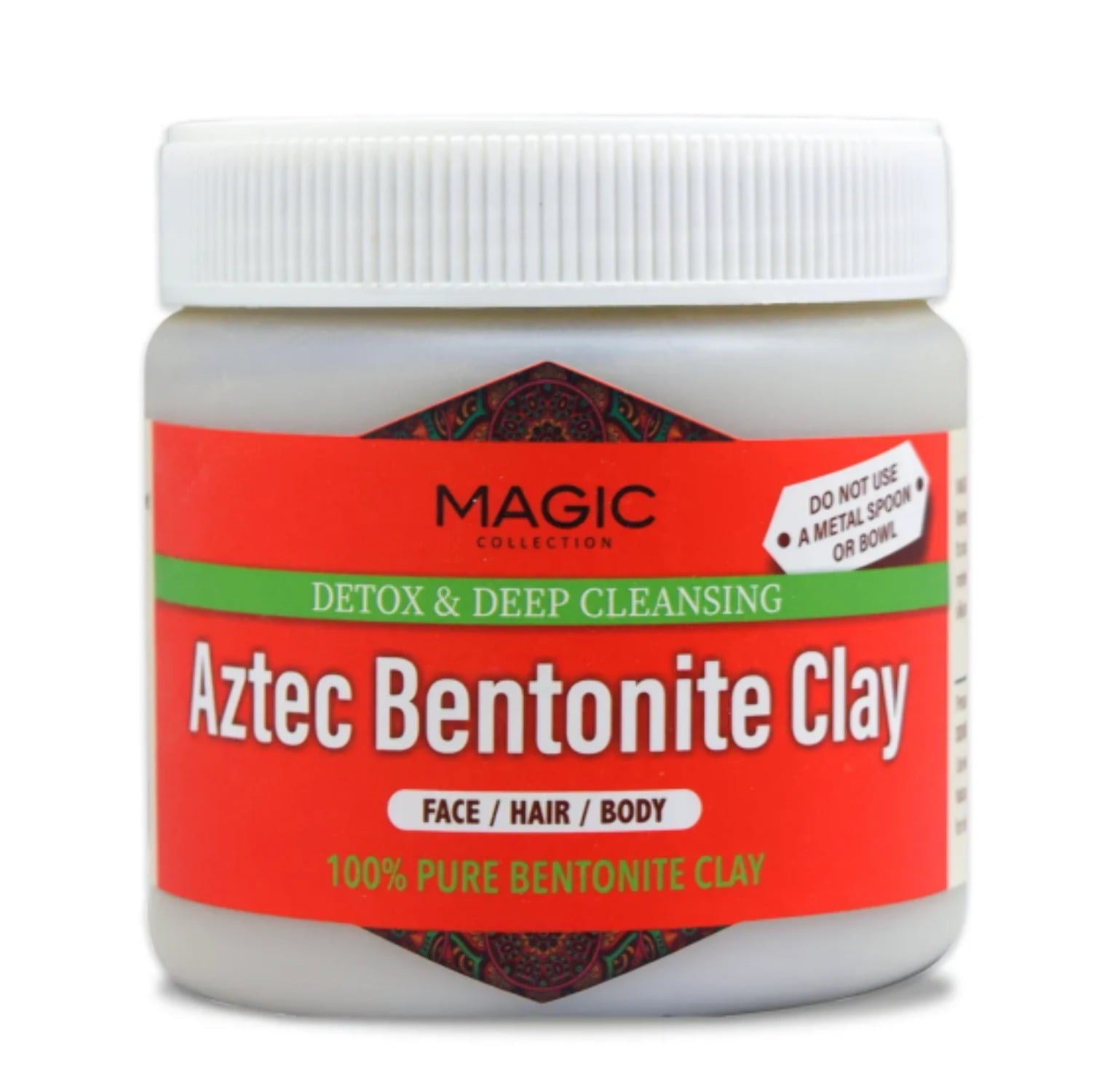 MAGIC COLLECTION - Aztec 100% Bentonite Clay Mask - Walmart.com