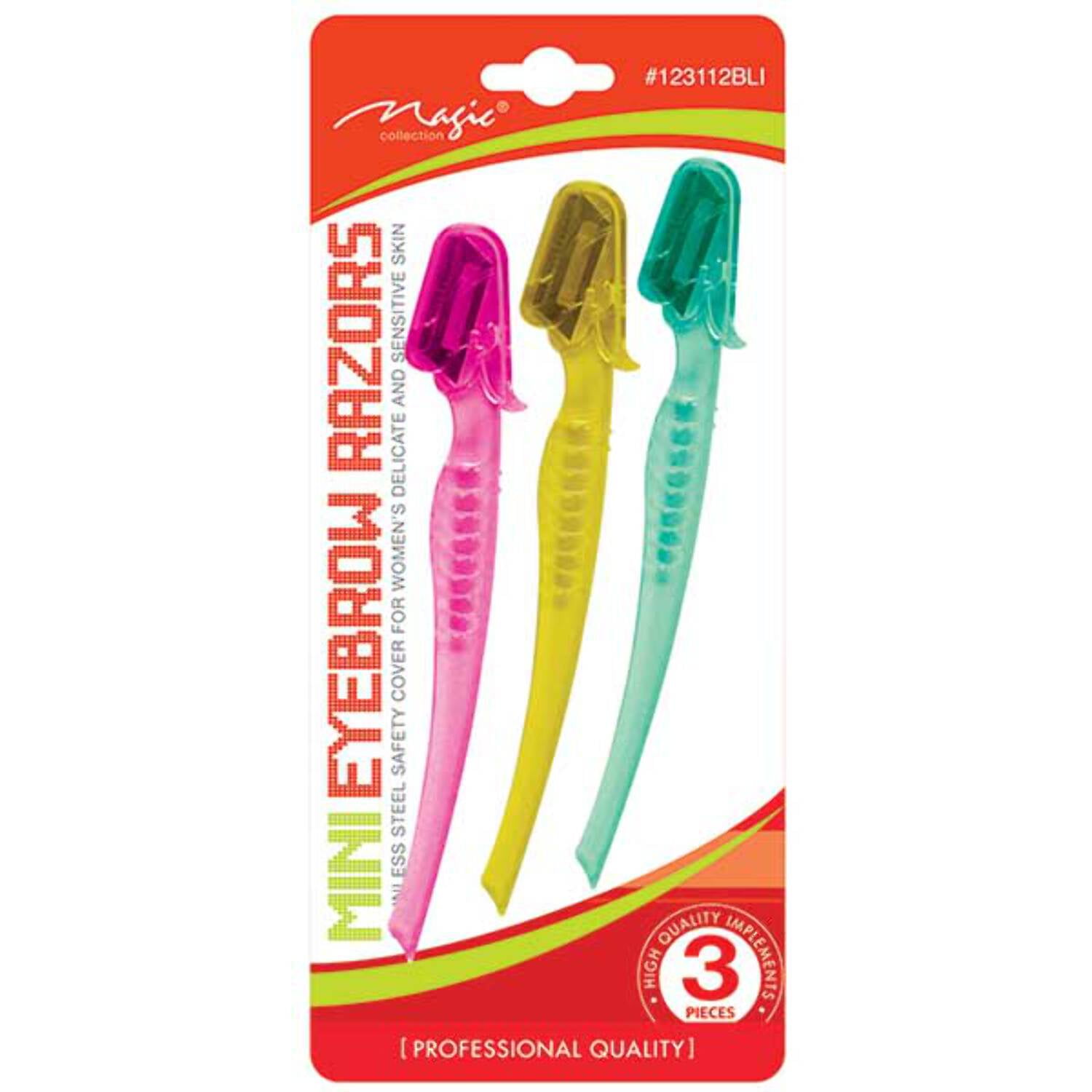 MAGIC COLLECTION - Mini Eyebrow Razors 3PCs - Walmart.com