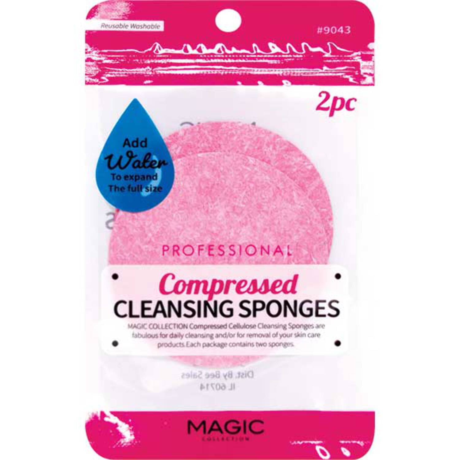 MAGIC COLLECTION - Professional Compressed Cleansing Sponges 2PCS ...