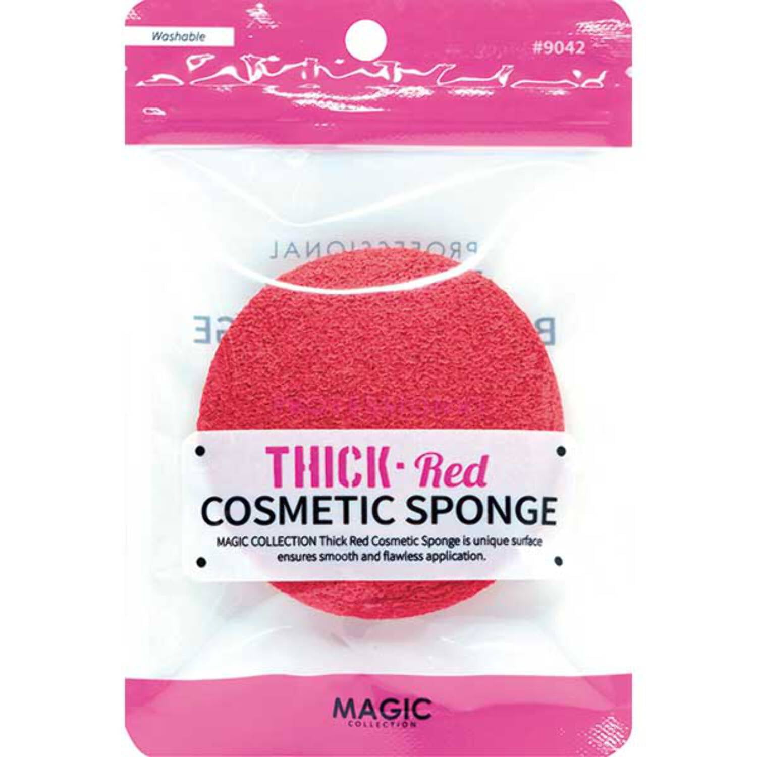Magic Collection Thick Red Cosmetic Sponge, Liquid and Creamy Makeup ...