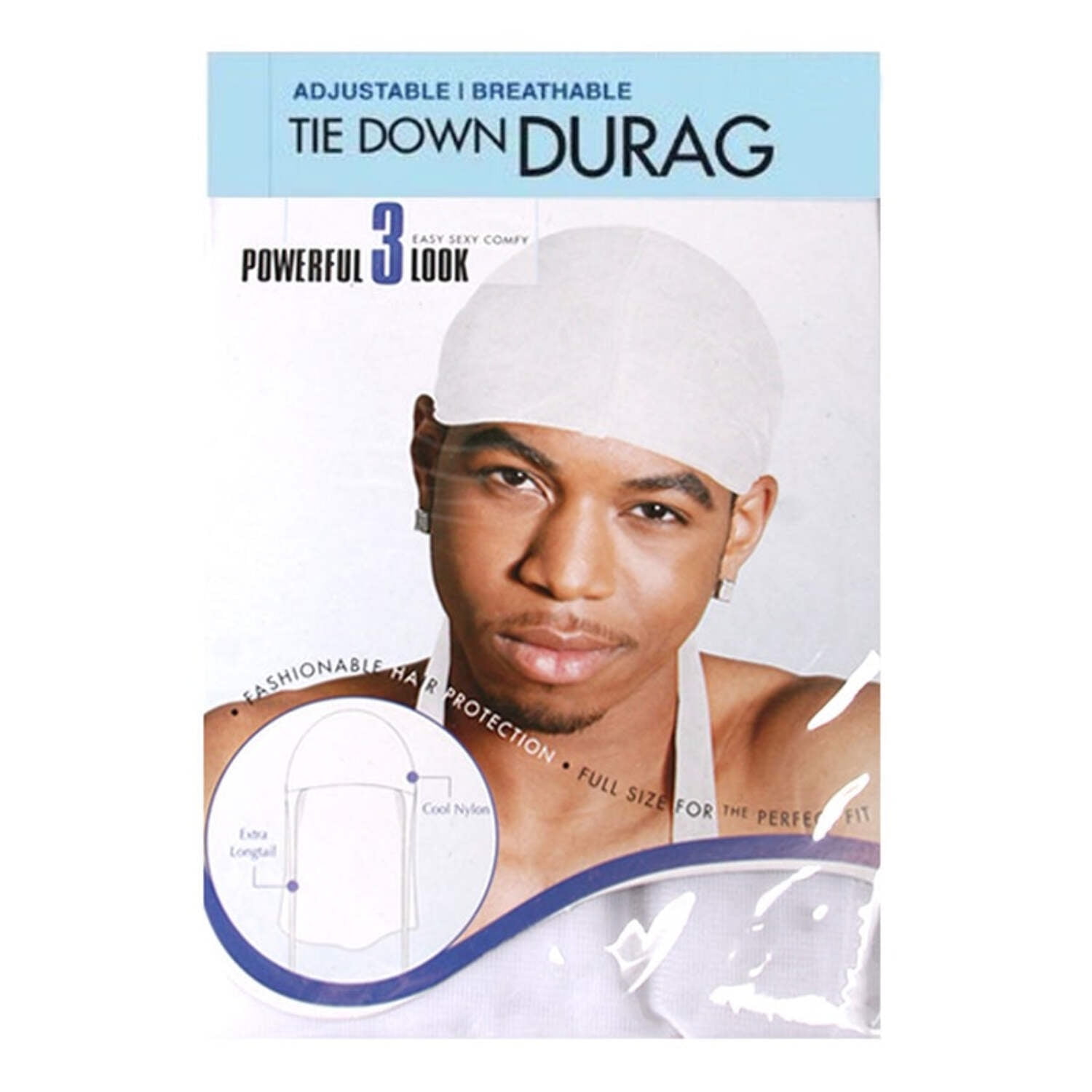 MAGIC COLLECTION - Tie-Down Durag WHITE - Walmart.com