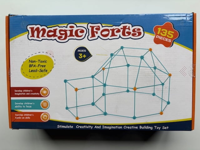 MAGIC FORTS FORT BUILDING SET 135 PIECES - Walmart.com