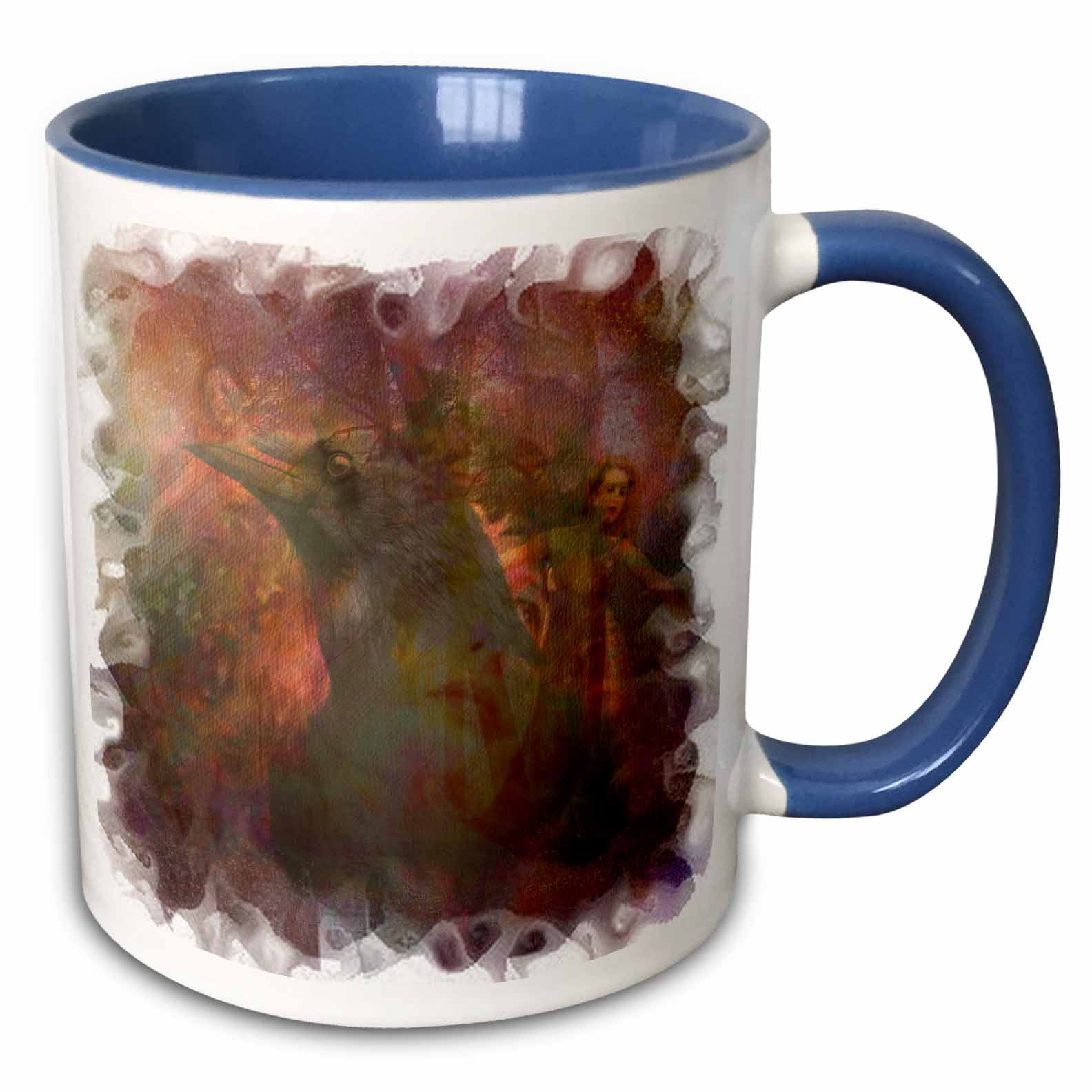 MAGIC OF DAWN Raven Crow Mystery Fog Fairy Elf dancing dawn eos morning ...
