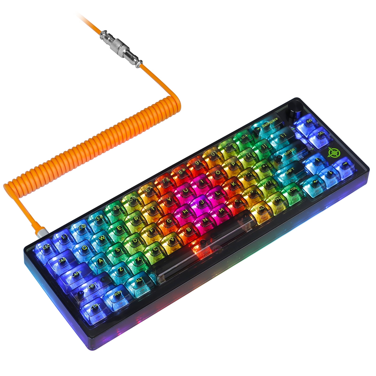 MAGIC-REFINER MK31 60% Wired Hot Swappable Mechanical Keyboard with ...