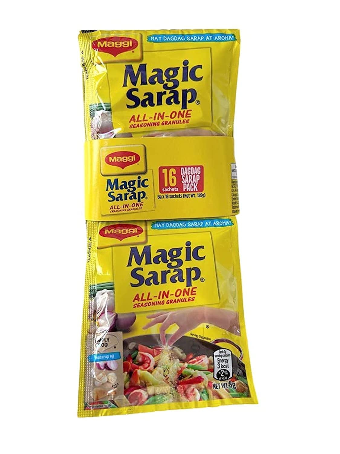 MAGIC SARAP Original Authentic TGF4 Philippine Food Seasoning 16 pack ...