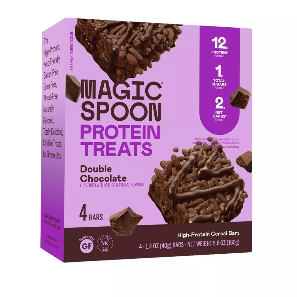 MAGIC SPOON Snack Bars Double Chocolate Treats - 5.6oz/4ct - Walmart.com