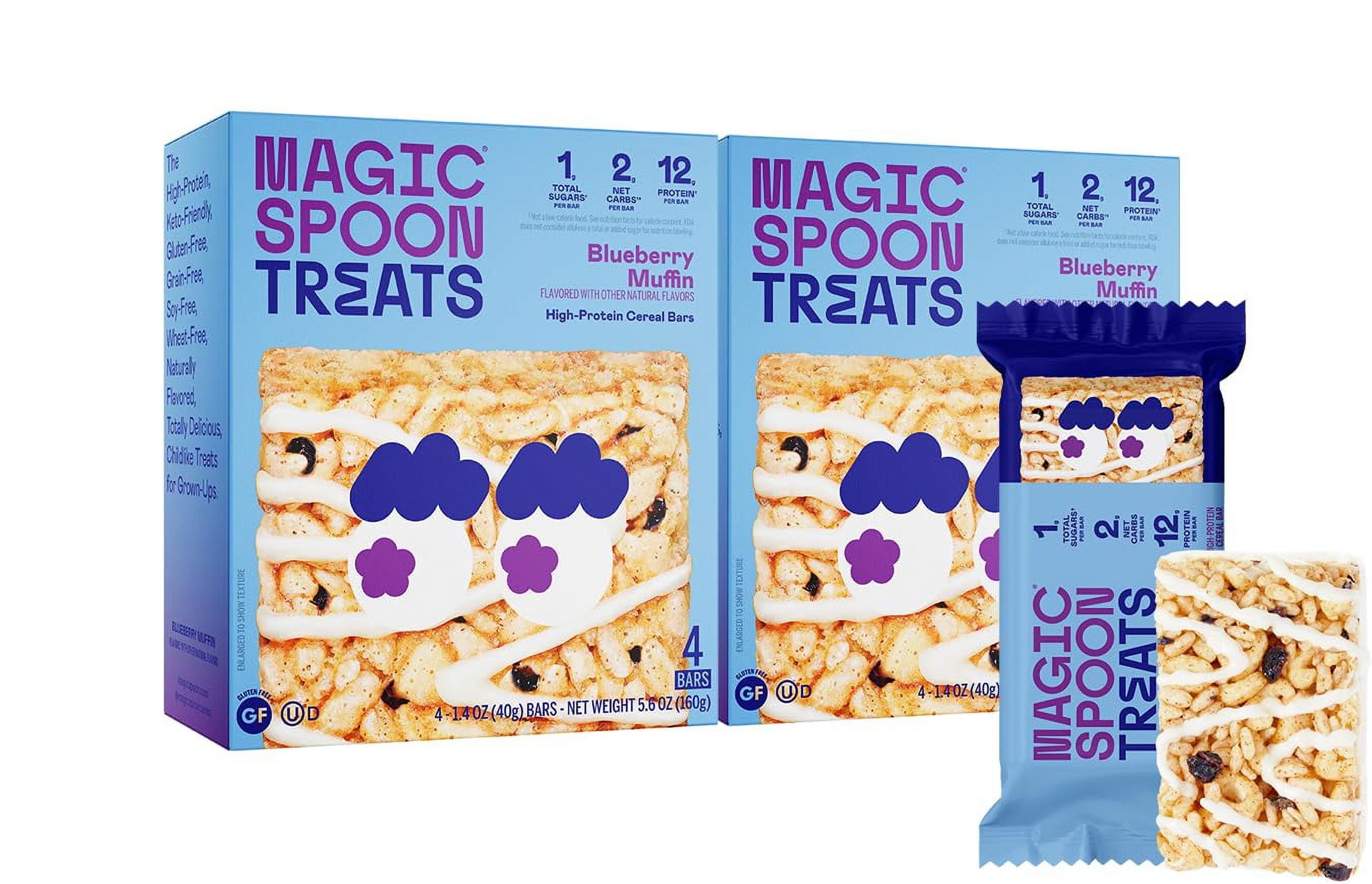 MAGIC SPOON Treats - High Protein Bars, Low Carb, Keto Friendly, 1g of ...