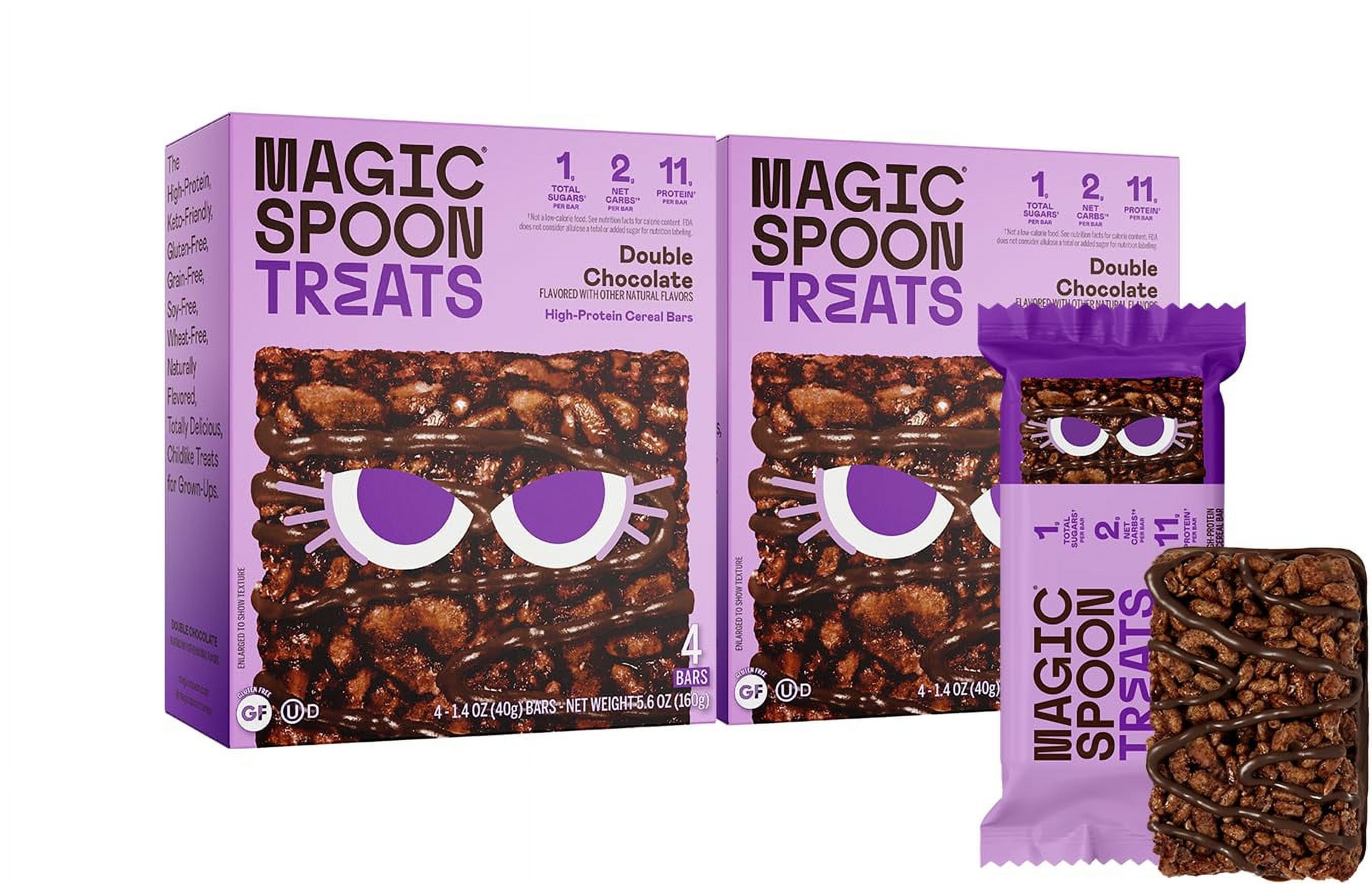 MAGIC SPOON Treats, High Protein Bars, Low Carb, Keto Friendly, 1g of ...