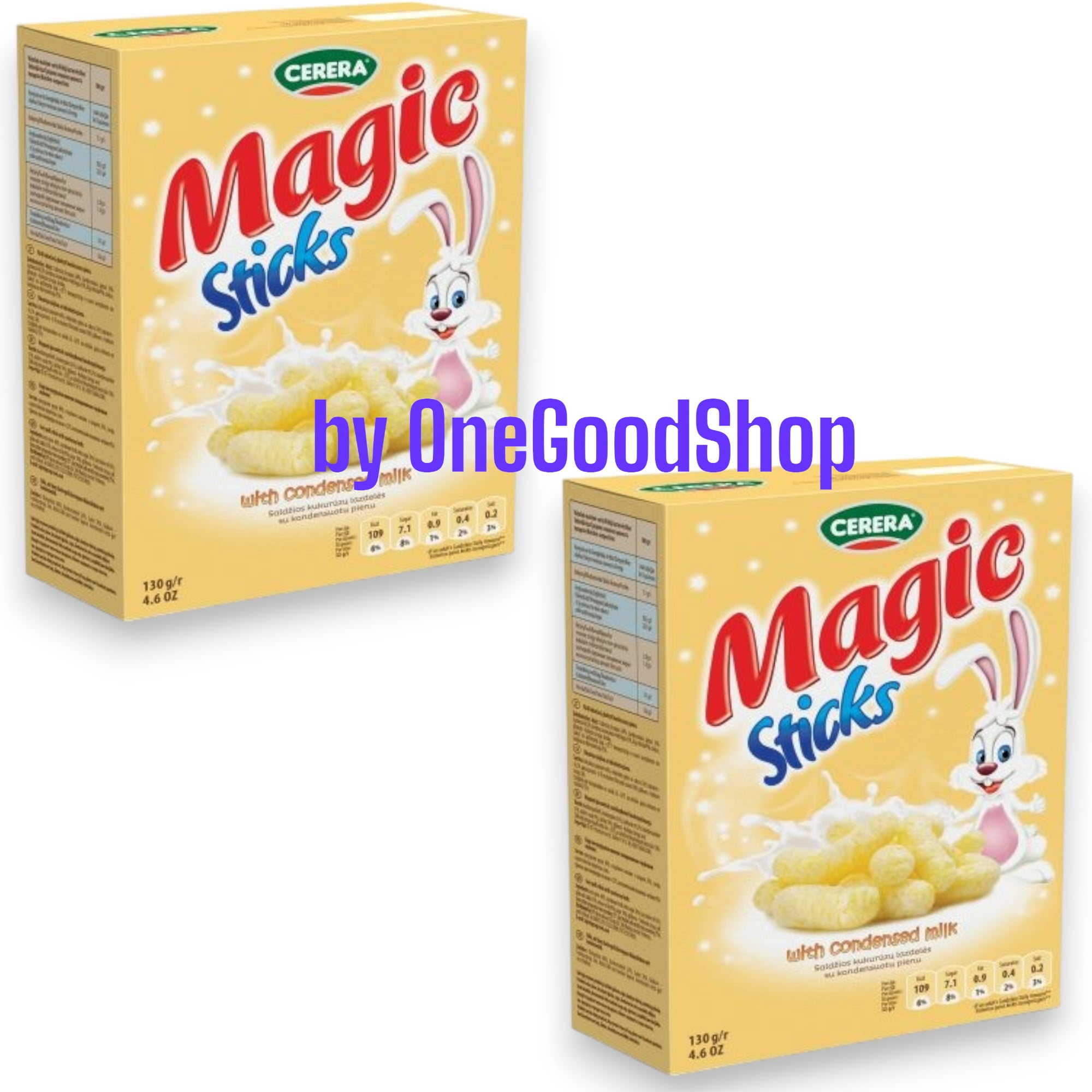 MAGIC STICKS by CERERA - Sweet glazed corn puffs with Condensed Milk ...