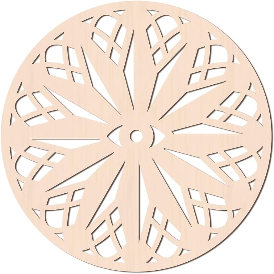 MAGICALCUTDIE 1pc Cut Wooden Wall Sculpture Torus Wall Art Home Decor ...