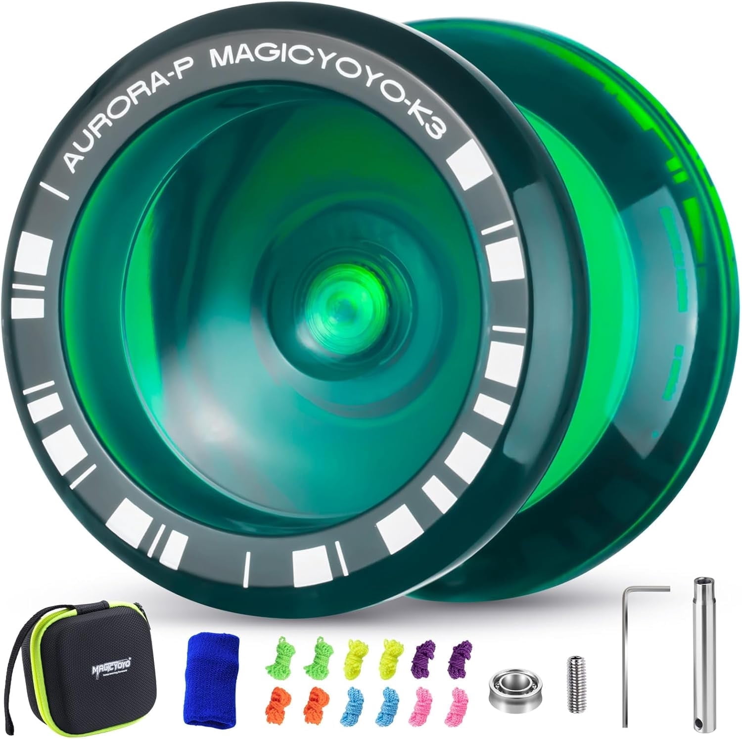MAGICYOYO Crystal YoYo K3 Aurora-p, Responsive Yoyo for Kids, Pro ...