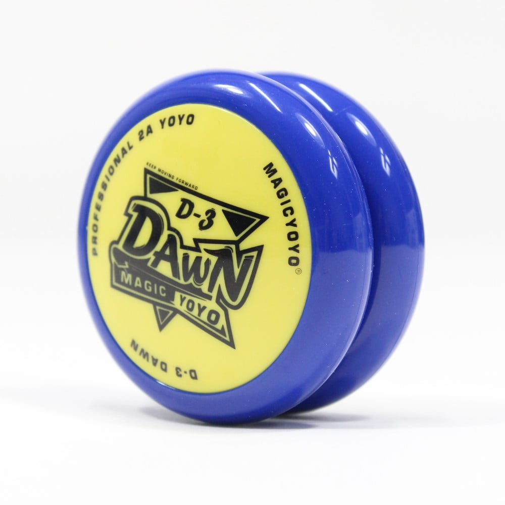 MAGICYOYO Dawn D3 Yo-Yo - Plastic Looping YoYo (Royal Blue with Yellow ...