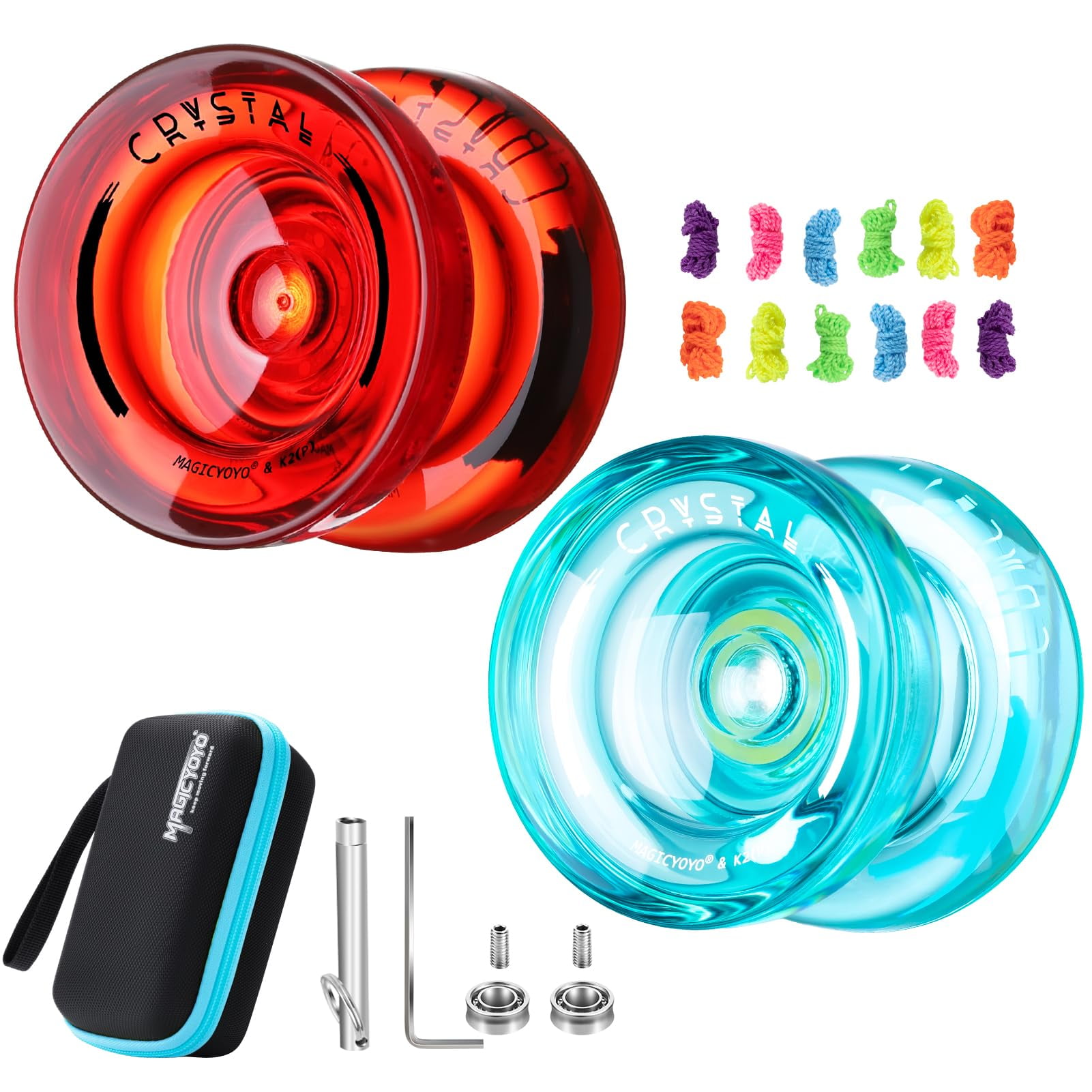 MAGICYOYO K2 Crystal Yoyo Responsive Yoyo for Kids, Plastic Yoyo ...