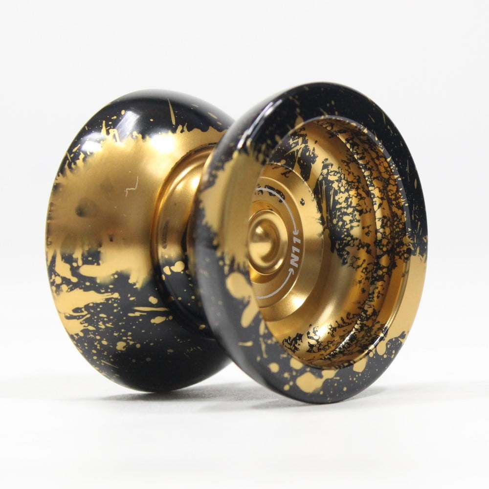 MAGICYOYO N11 Yo-Yo - Beginner Unresponsive YoYo (Black/Gold Acidwash ...