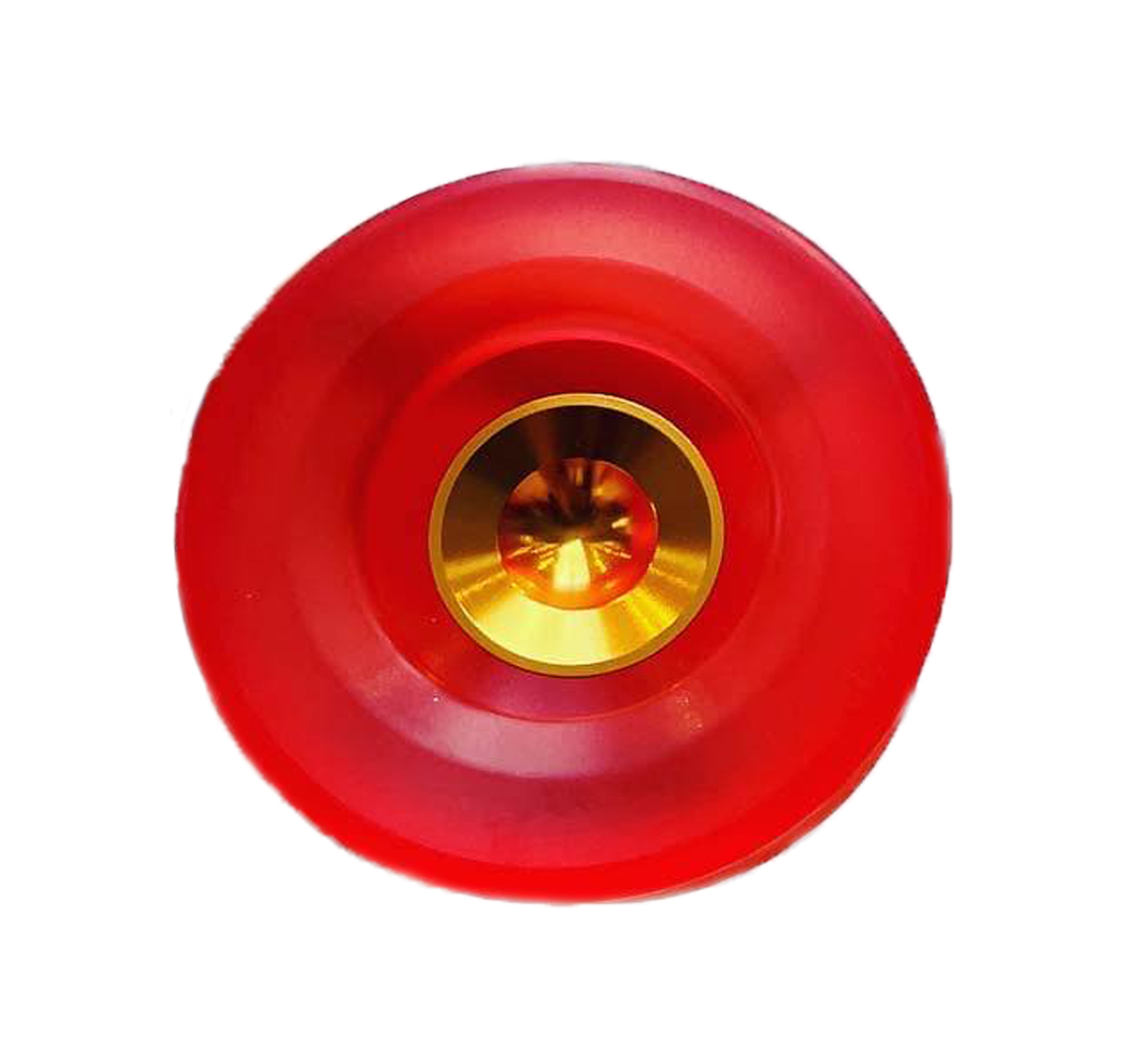MAGICYOYO Polycarbonated H01 Professional Yoyo (Clear Red with Gold Hub ...