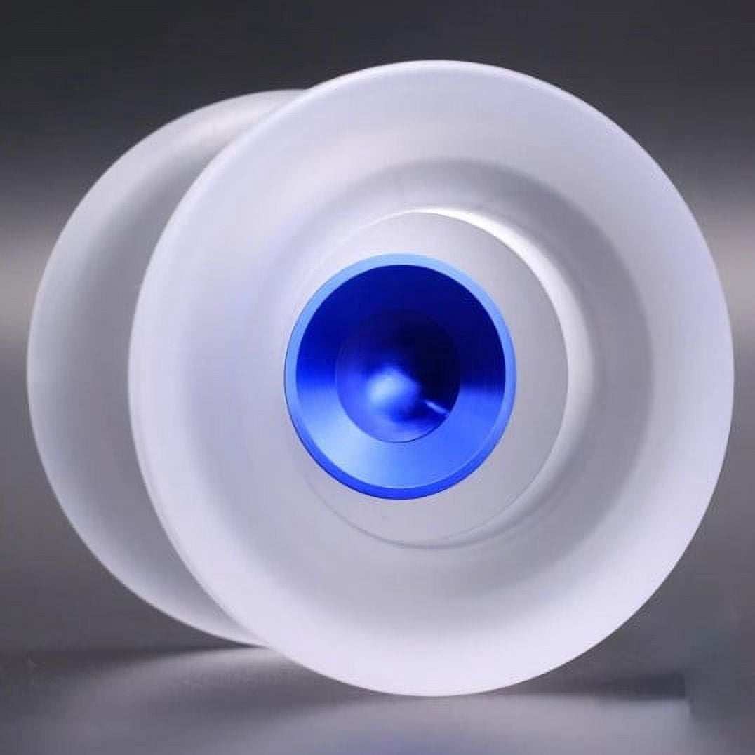 Magicyoyo Polycarbonate H01 Yo-Yo, Clear White with Blue Hub, 57mm ...