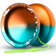 MAGICYOYO Professional Unresponsive Yoyo V10 Blue Orange- Finger Spin ...