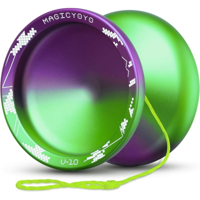 MAGICYOYO Professional Unresponsive Yoyo V10 Purple Green Gradient ...