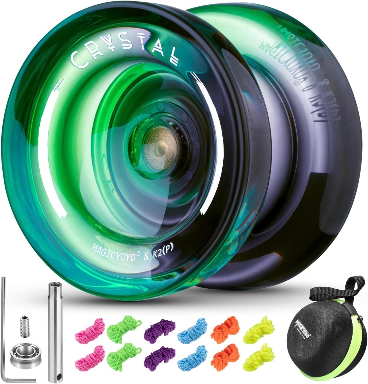 Magicyoyo Professional Yoyo K2 Crystal - Dual Function Responsive Yo-yo ...