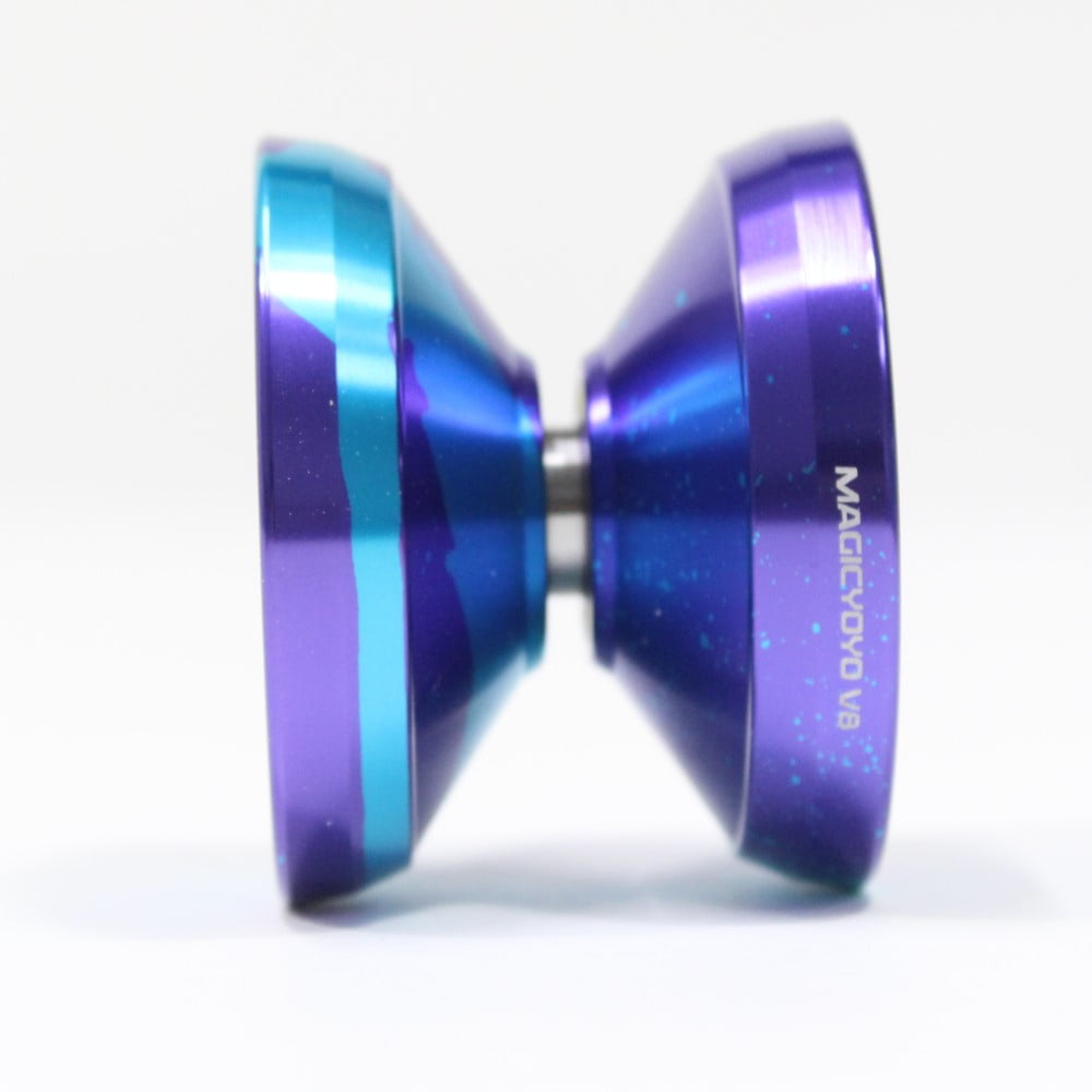 Magicyoyo V8 Responsive Metal YoYo Kit, Beginner, Purple/Blue Acidwash ...