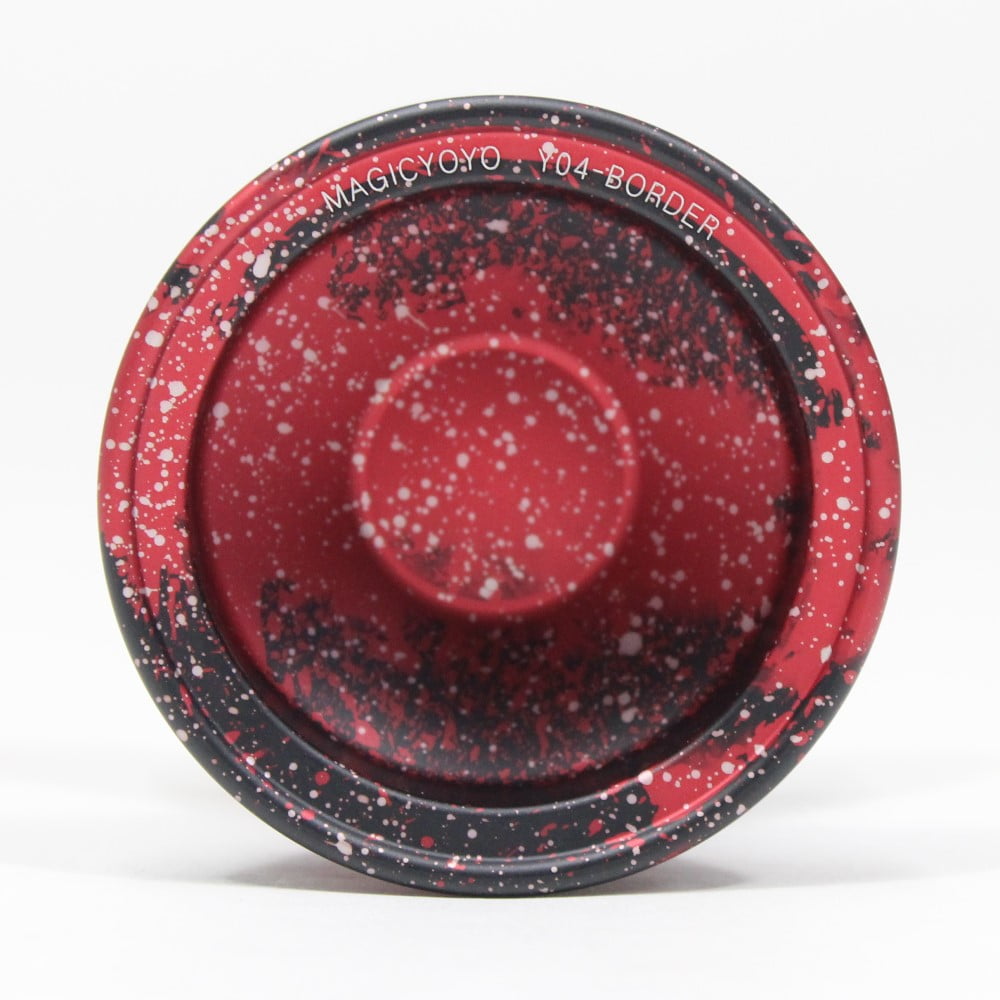 MAGICYOYO Y04 Border Yo-Yo - Extra Wide Aluminum Yo-Yo (Red Fire Red ...