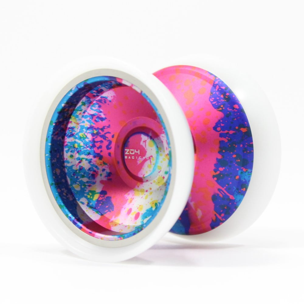 MAGICYOYO Z04 Yo-Yo - Hybrid YoYo - Aluminum with PC Rim (Galaxy with White Rim) - Walmart.com
