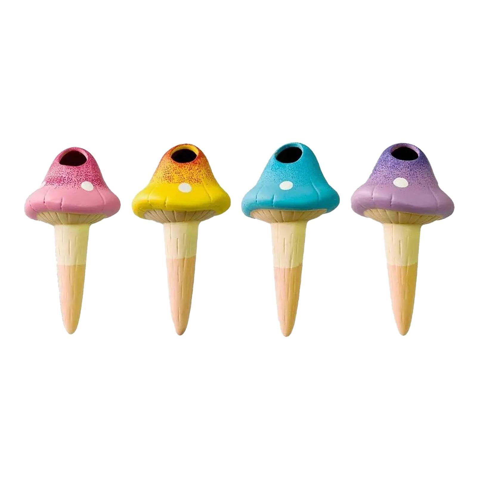 MAGIDEAL 4 Pieces Self Watering Spikes Shaped Drip Irrigation Control ...