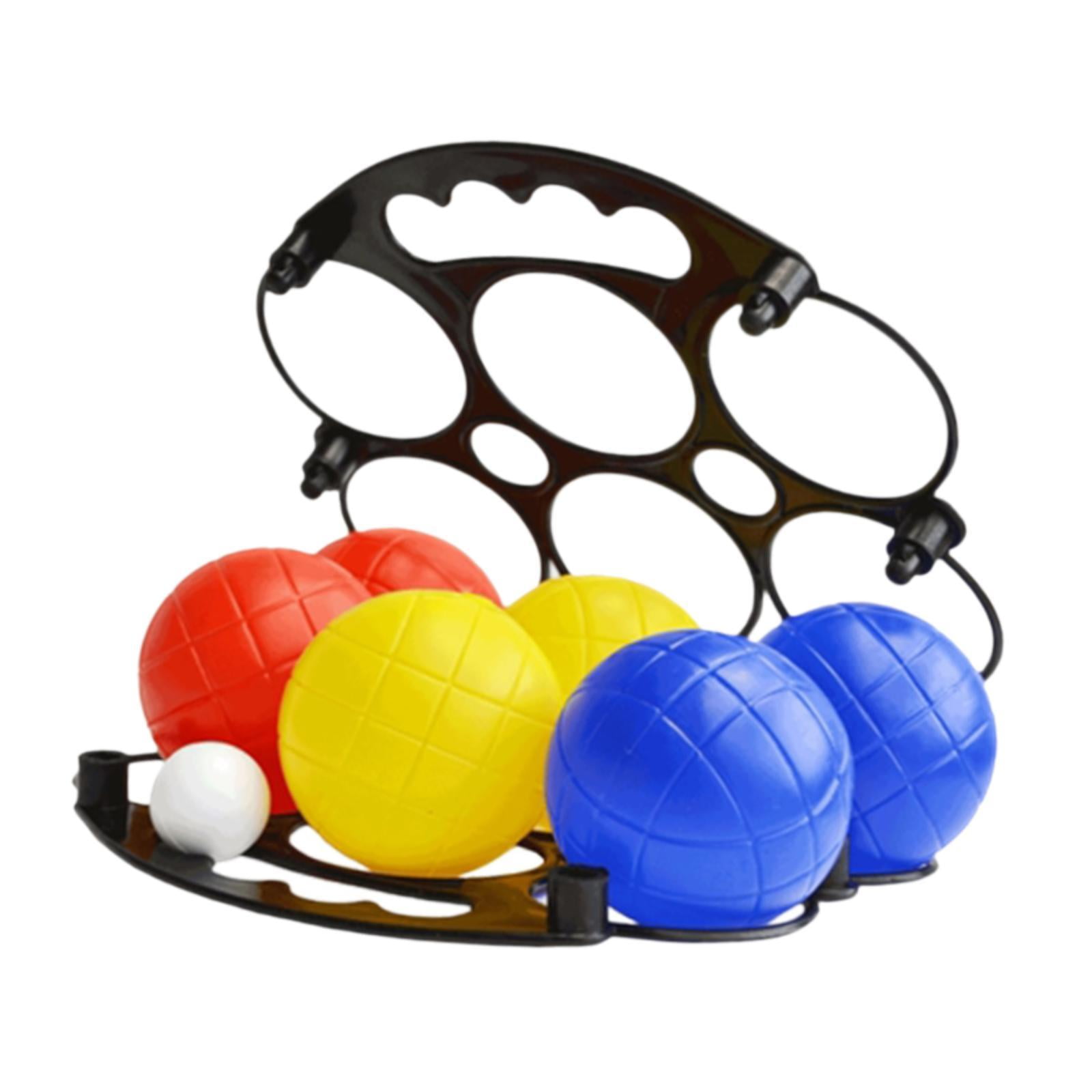 MAGIDEAL 6 Pieces Petanque Balls Set Bocce Balls for Lawn Backyard ...