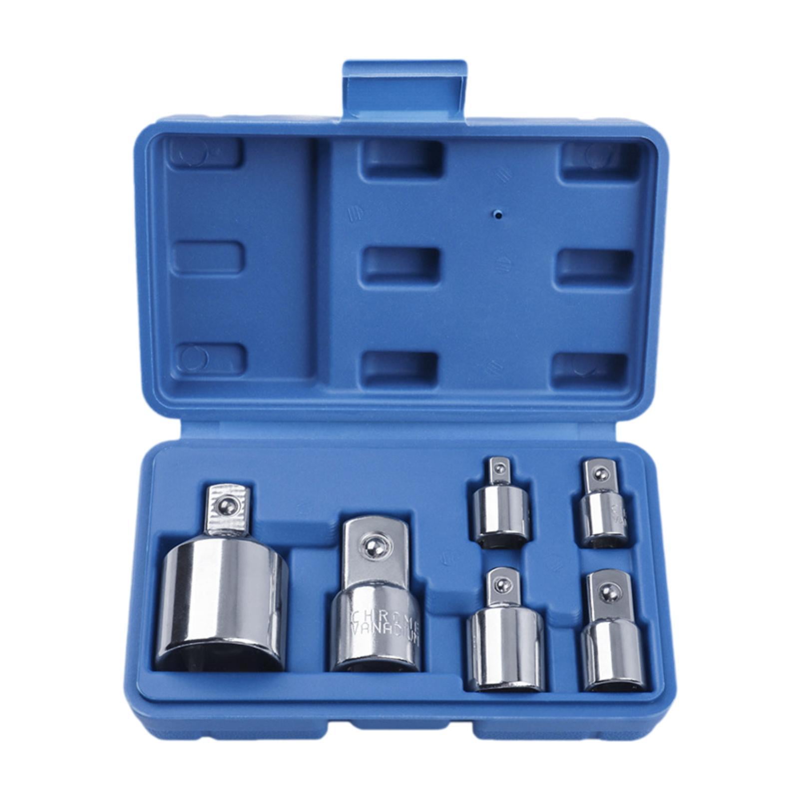 MAGIDEAL 6 Pieces Square Ratchet Socket Adapter Reducer Converter ...