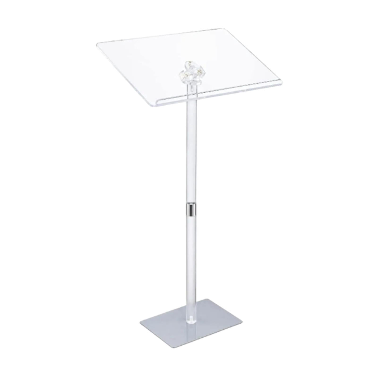MAGIDEAL Acrylic Podiums Stand Book Holder Portable Podiums for School ...