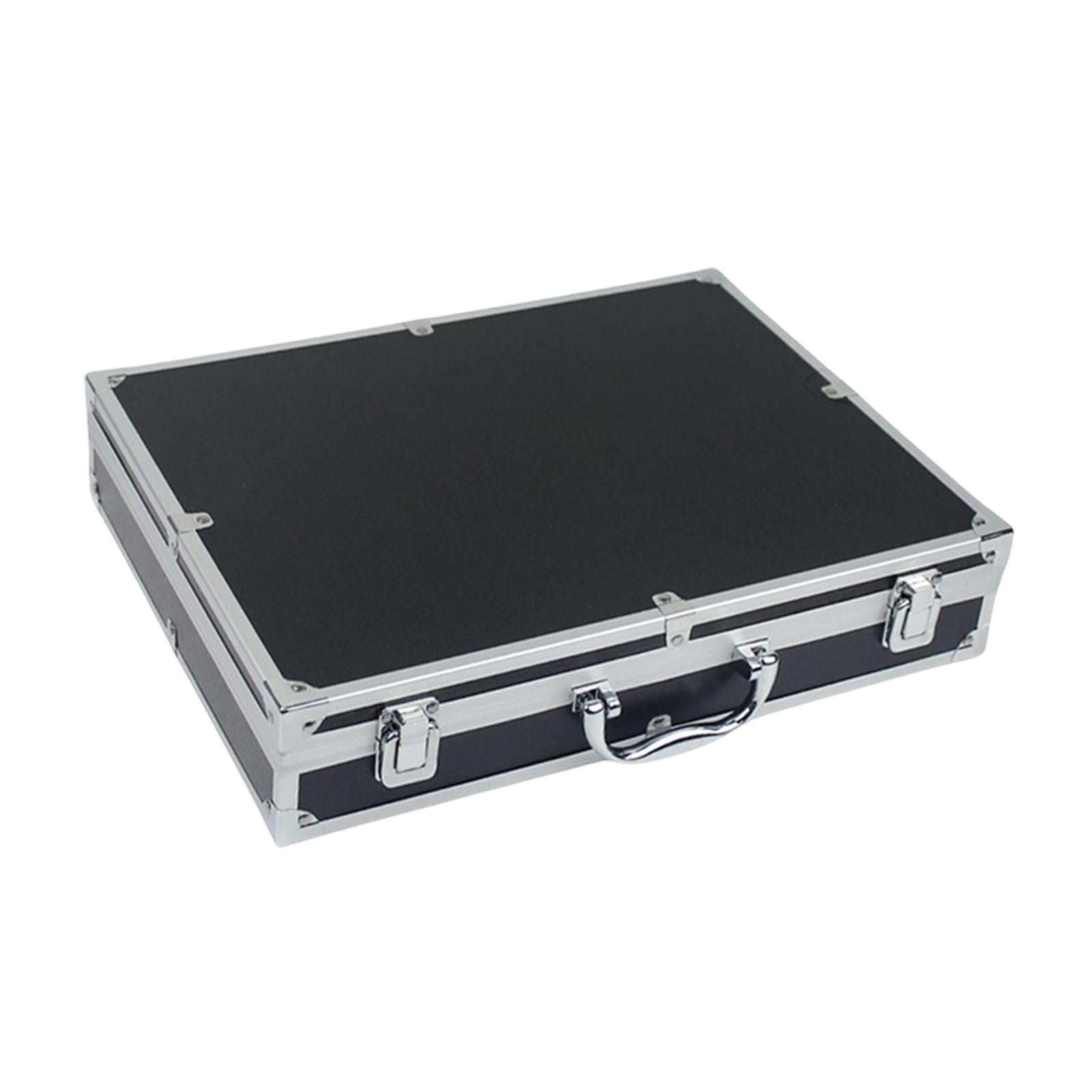 MAGIDEAL Aluminum Alloy Tool Box Carry Case Briefcase with Handle ...