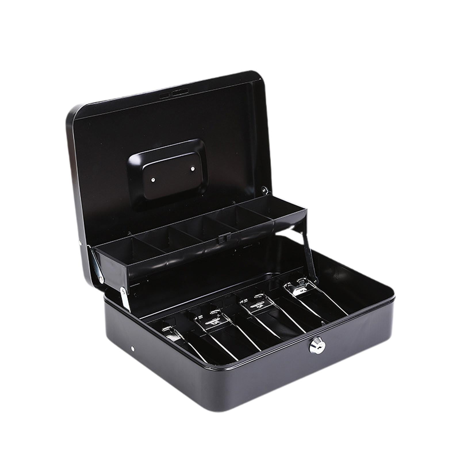 MAGIDEAL Box with Money Tray and Lock Money Box for Craft Shows Small ...