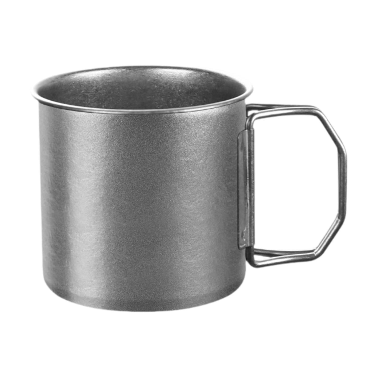 MAGIDEAL Camping Cup Stainless Steel Drink Cup Metal Cup for Cooking ...