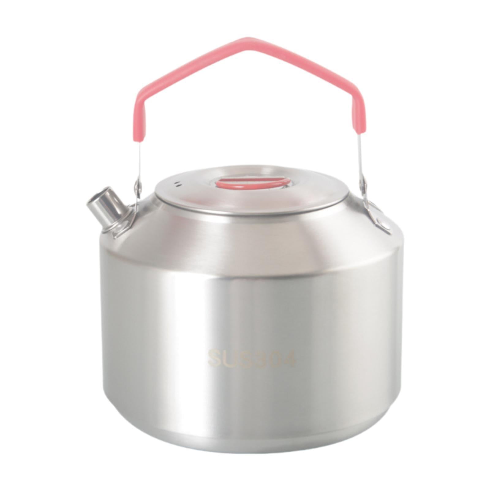 MAGIDEAL Camping Kettle Compact with Handle Coffee Tea Pot for Hiking ...