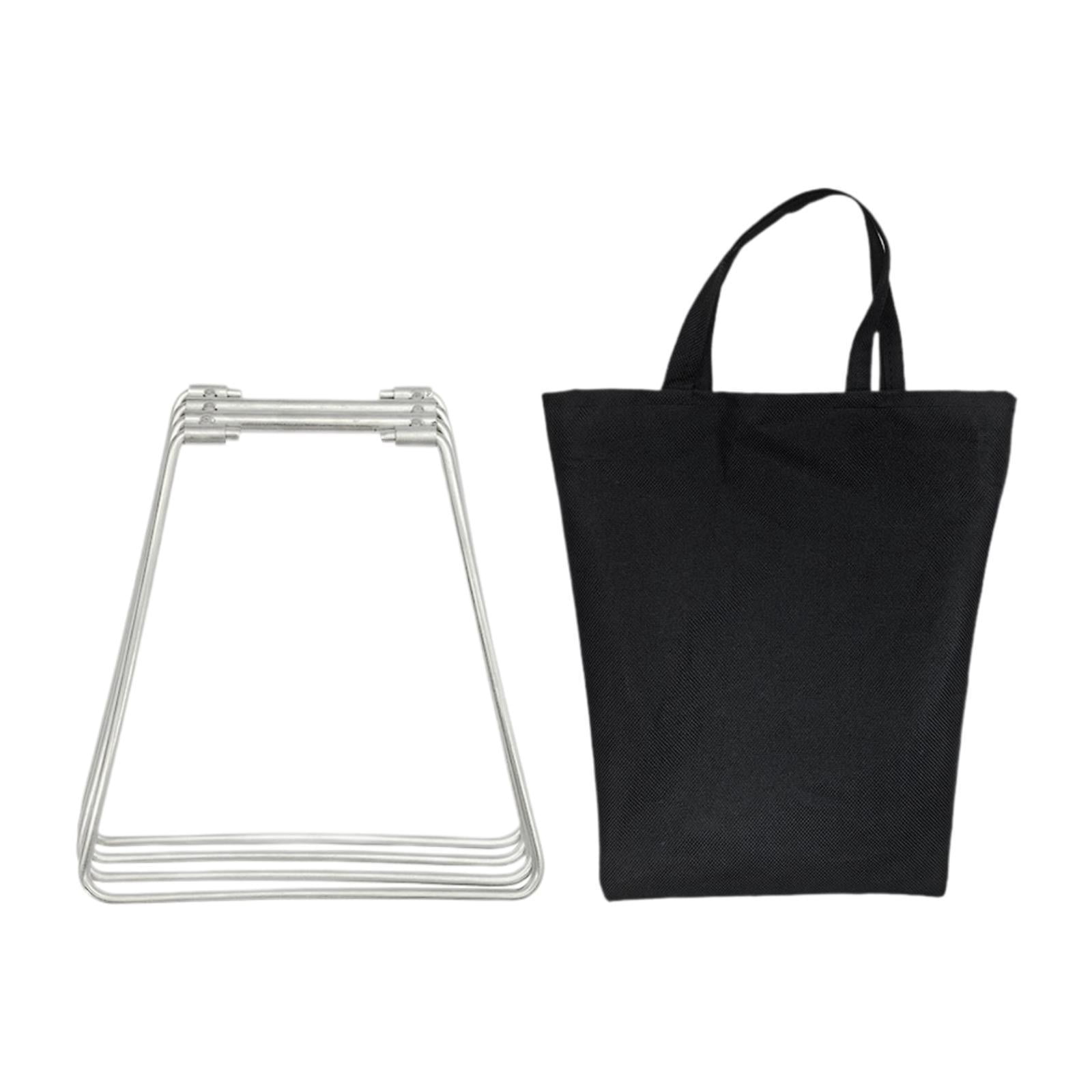 MAGIDEAL Foldable Stand Luggage Rack Trash Bag Holder Compact Versatile ...
