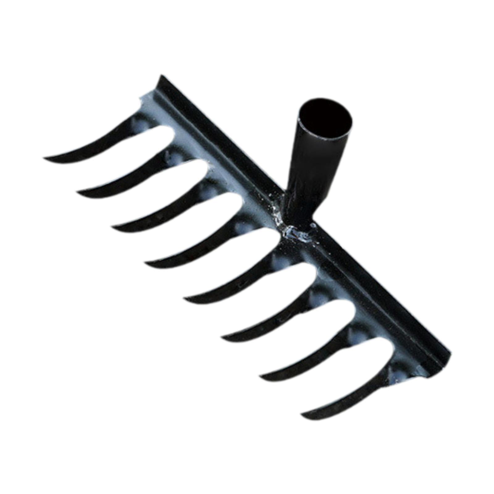 MAGIDEAL Garden Rake Head Heavy Duty Leaf Rake for Loosening Soil ...