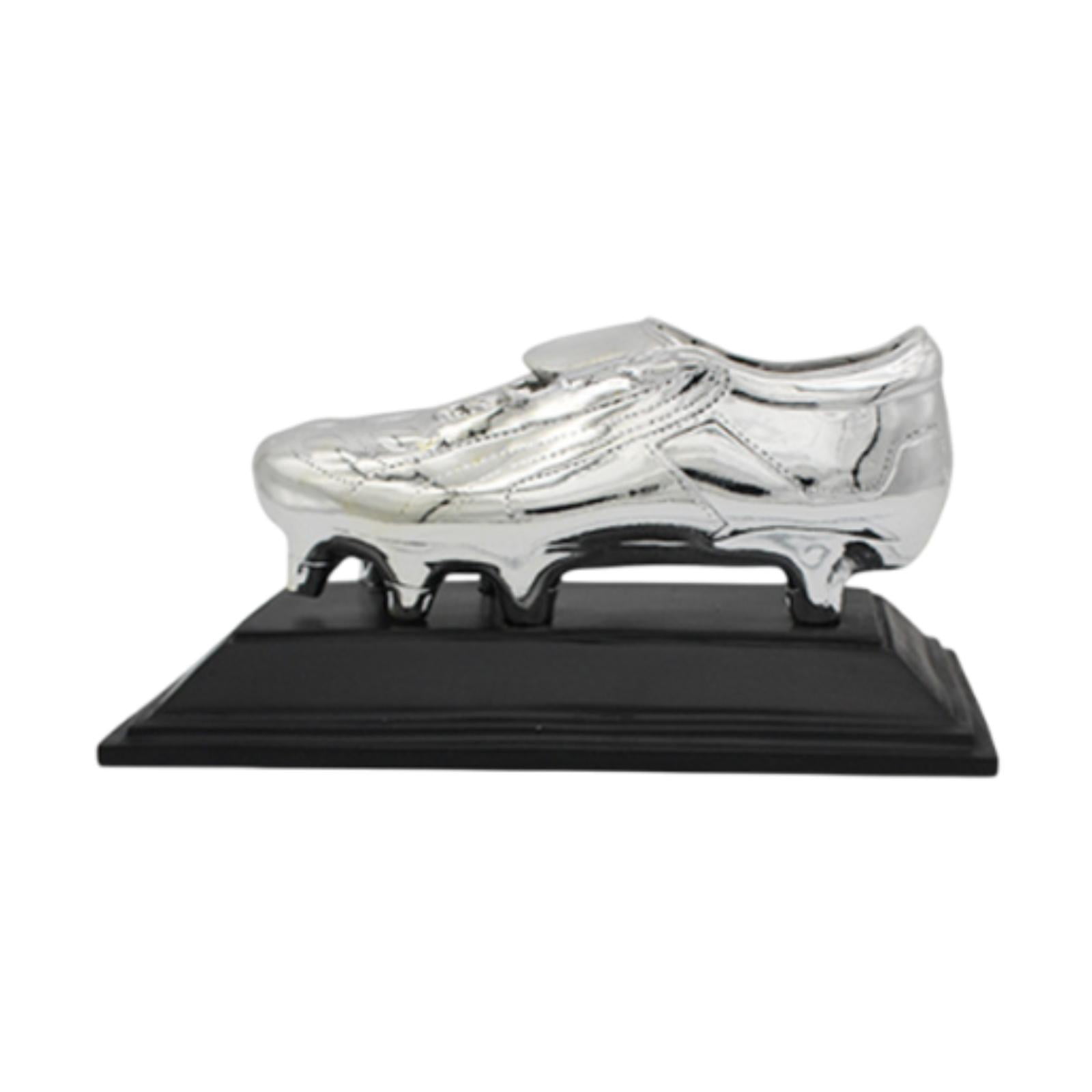 MAGIDEAL Gold Boot Soccer Trophy Fans Gifts Sculpture for Furniture ...