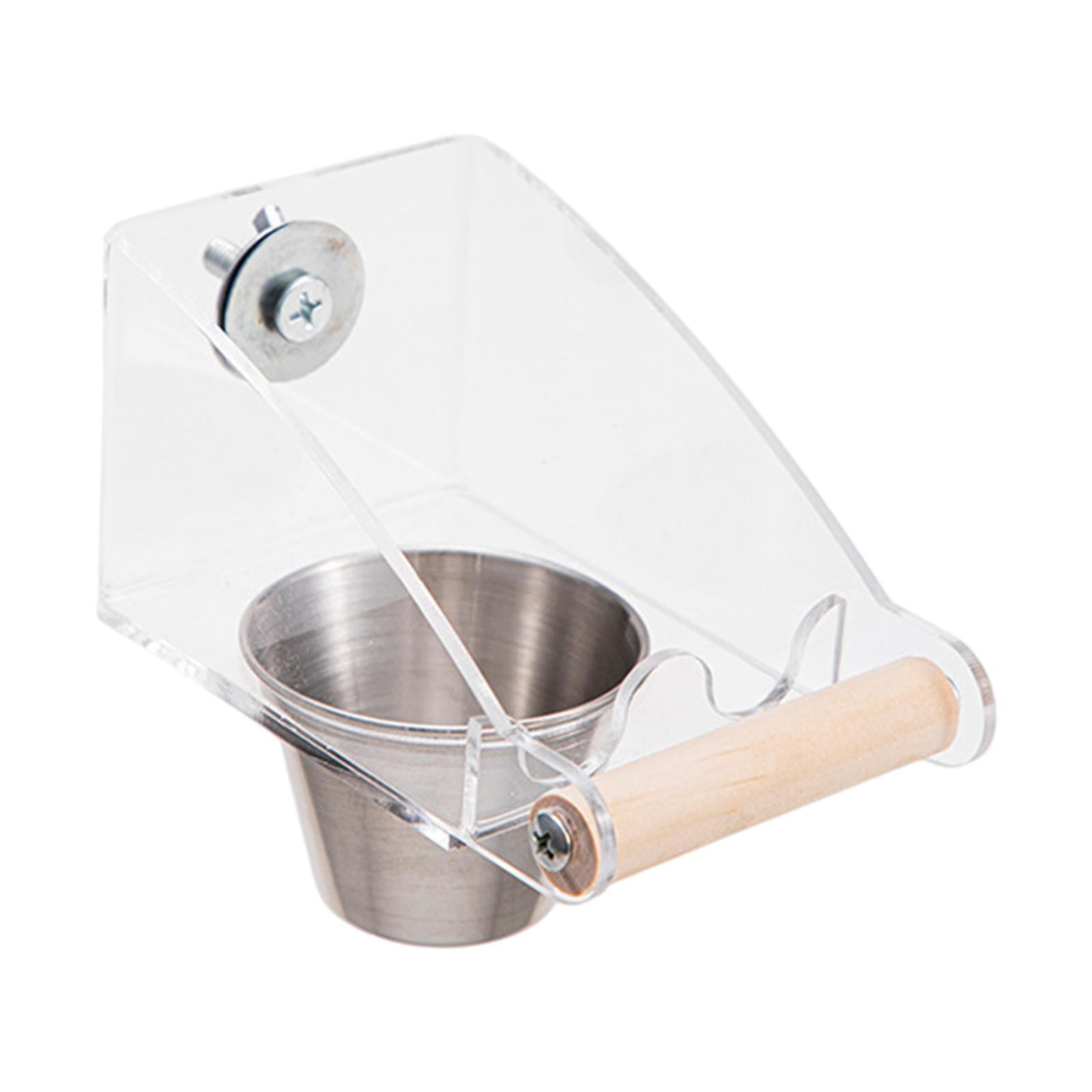 MAGIDEAL Hanging Bird Feeder ,Food Feeder Cup Parrot Water Dispenser ...