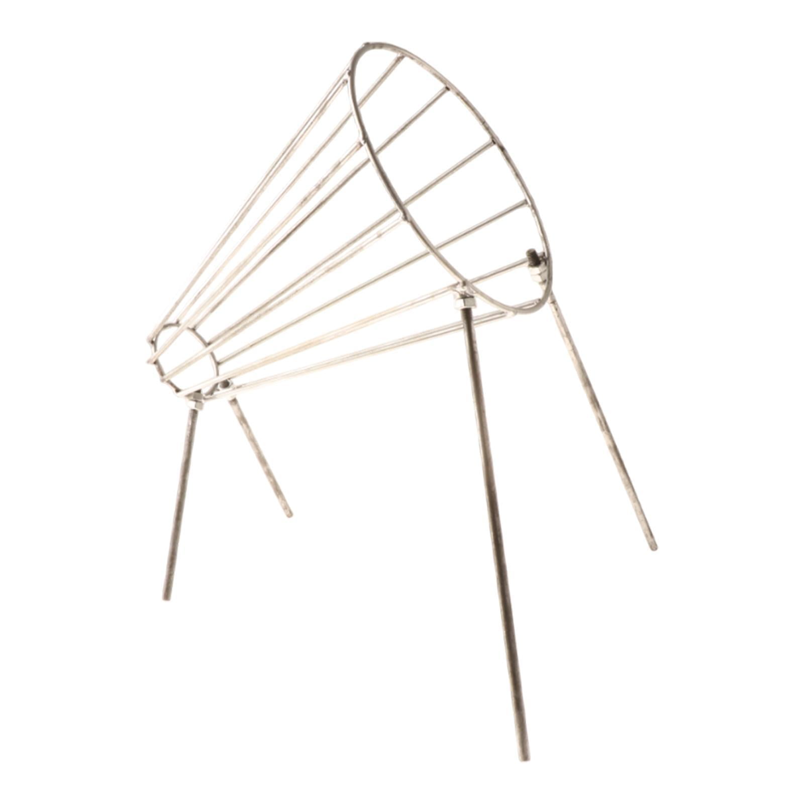 MAGIDEAL Restraining Cone Standing Easy to Use for Chicken Roasters ...