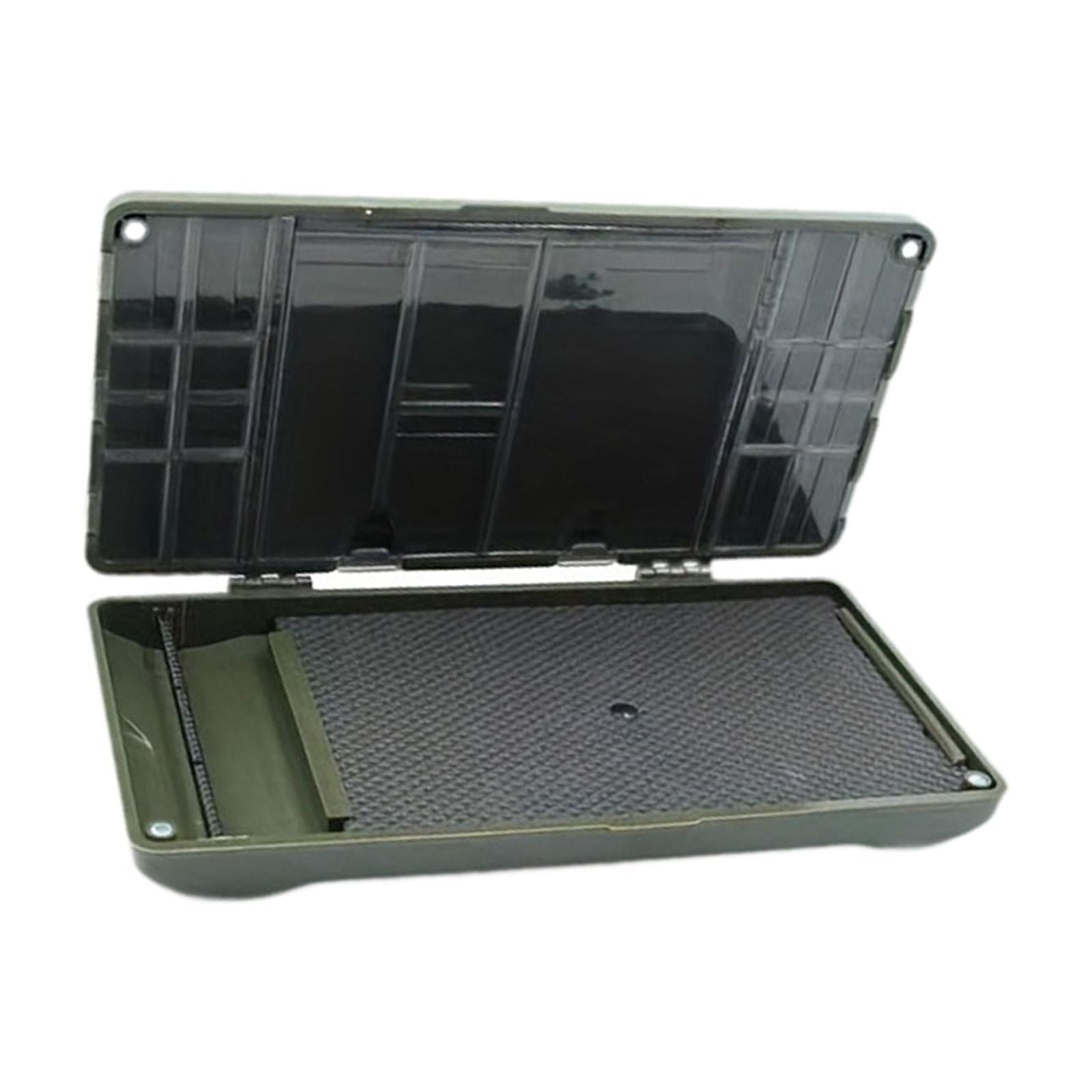 MAGIDEAL Rig Box Fly Box Fishing Streamers Case 2 Layer casting PVC ...