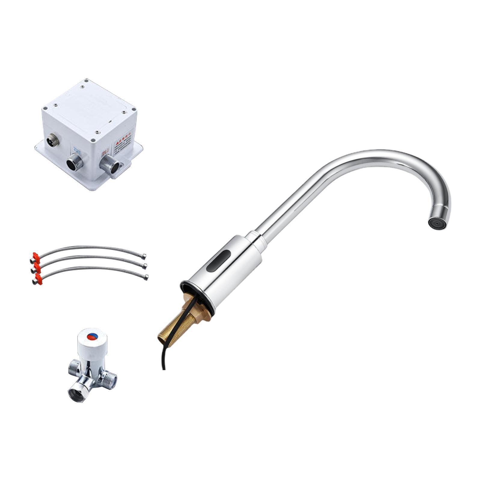 MAGIDEAL Touchless Bathroom Sink Faucet Automatic Sensing Faucet ...