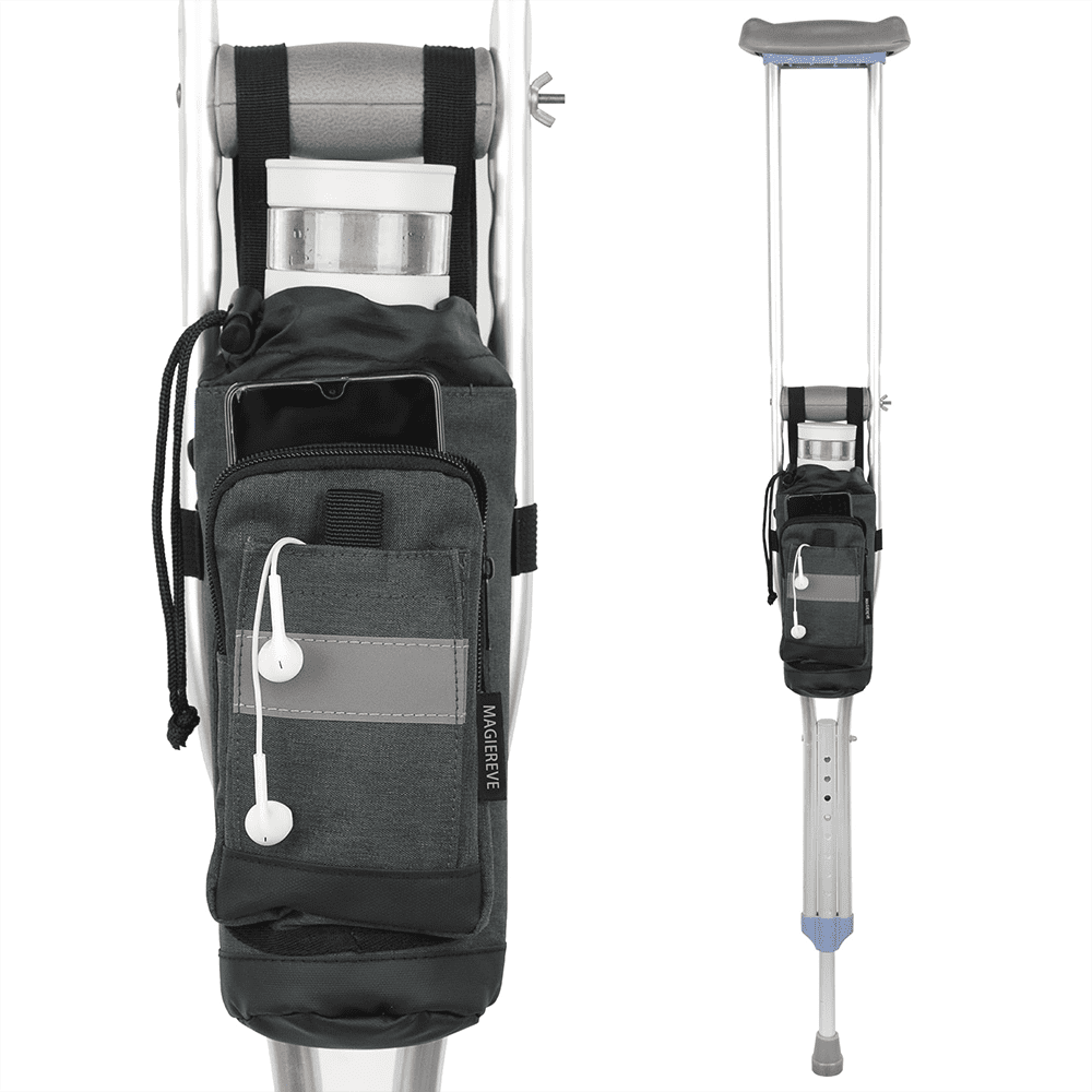 MAGIEREVE Mobility Adjustable Tall Crutches For Walking, Tall Adult ...