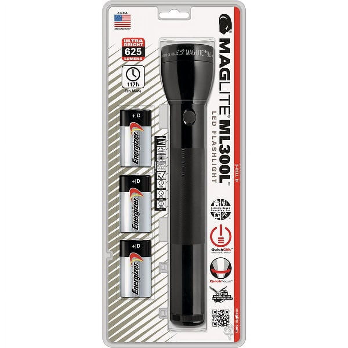 MAGLITE LED 625 Lumens Flashlight - Walmart.com