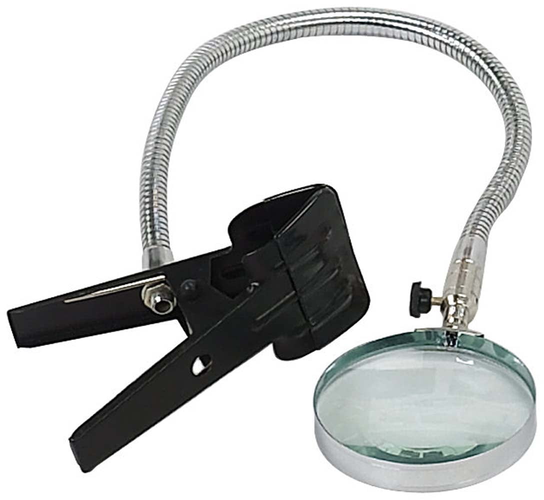MAGNA-DESK 3.5" Glass 1.2x Magnifier | Robust Metal Frame & 20 ...