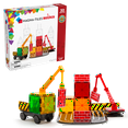 MAGNA-TILES Builder 32-Piece Magnetic Construction Set, The Original ...
